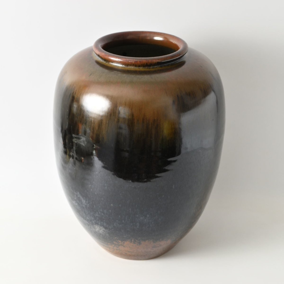 Large German Studio Pottery Vase by Ernst Stauber for sale at Pamono