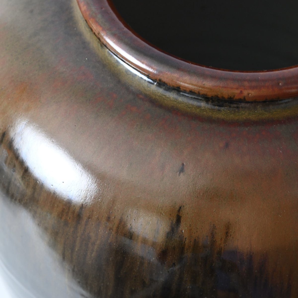 Large German Studio Pottery Vase by Ernst Stauber for sale at Pamono