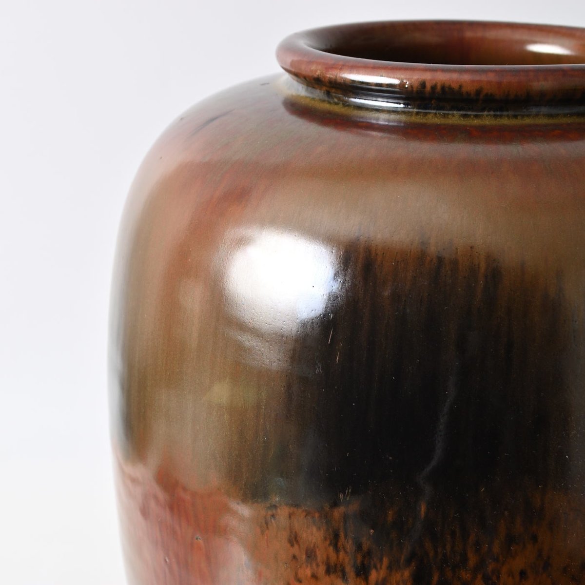 Large German Studio Pottery Vase by Ernst Stauber for sale at Pamono