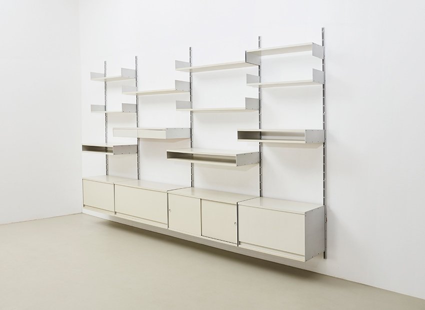 Large 606 Wall Unit by Dieter Rams for Vitsoe, 1960s for sale at Pamono