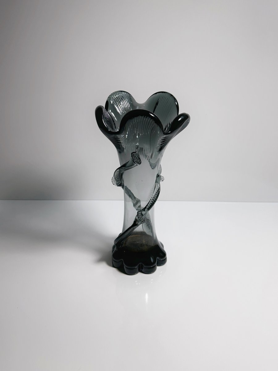 Art Nouveau Glass Vase by Franz Welz for Loetz Glass, 1890s for sale at ...