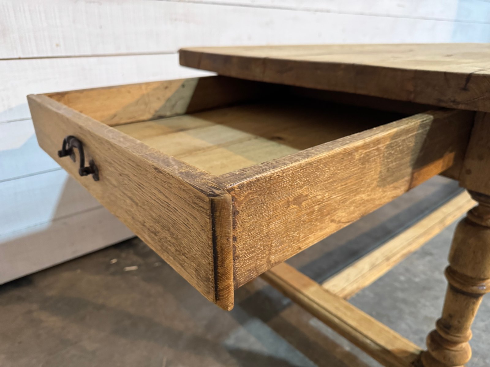 Vintage Farmhouse Dining Table in Oak, 1920 for sale at Pamono