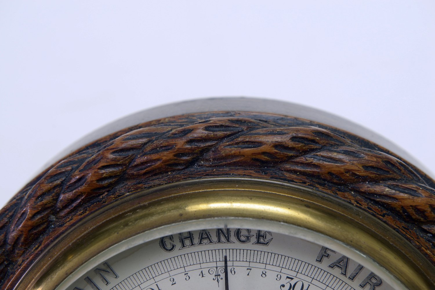 English Boat Thermometer in Oak, Brass and Glass from W.Holt Dover for ...