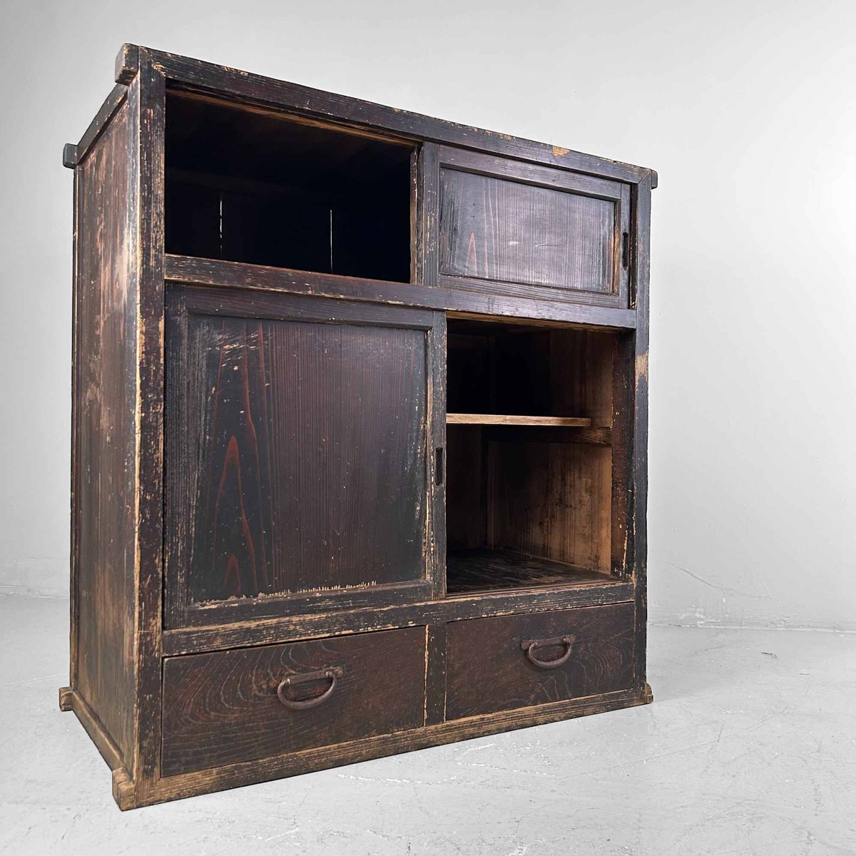 Antique Japanese Tansu Storage Cabinet, 1890s for sale at Pamono