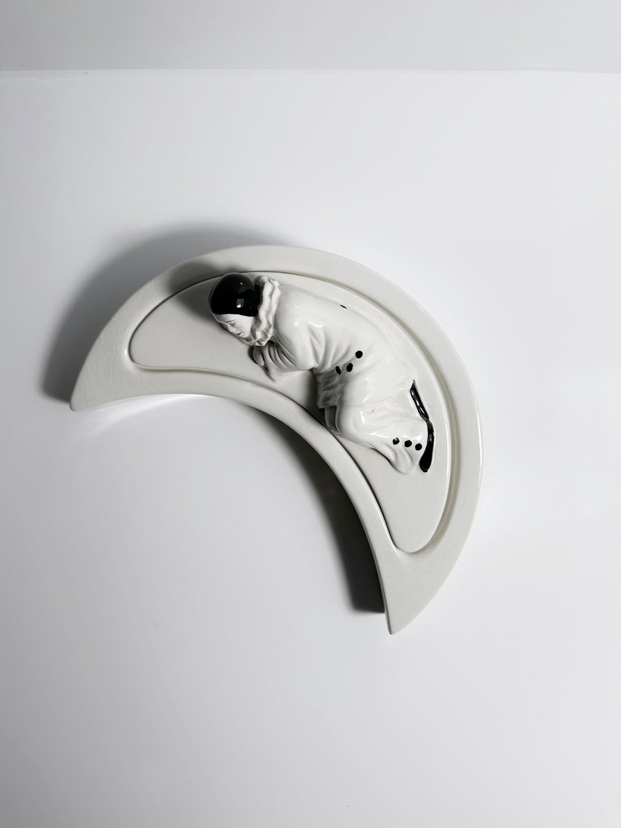 Italian Ceramic Bonbonniere, 1980s for sale at Pamono