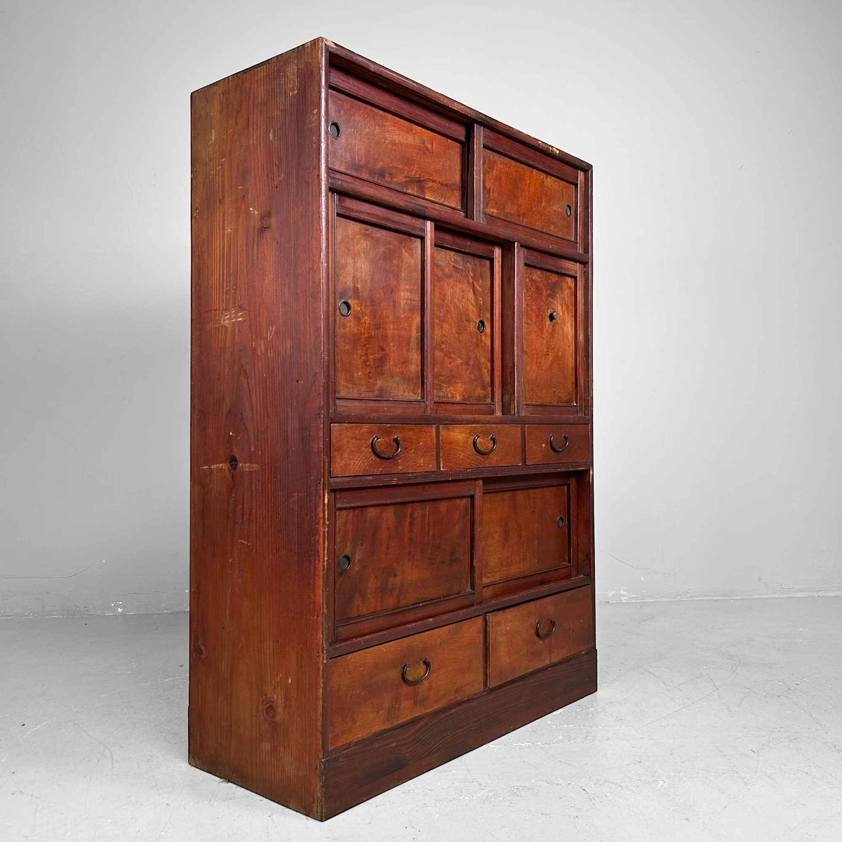 Antique Japanese Cha Tansu Tea Cabinet, 1920s for sale at Pamono