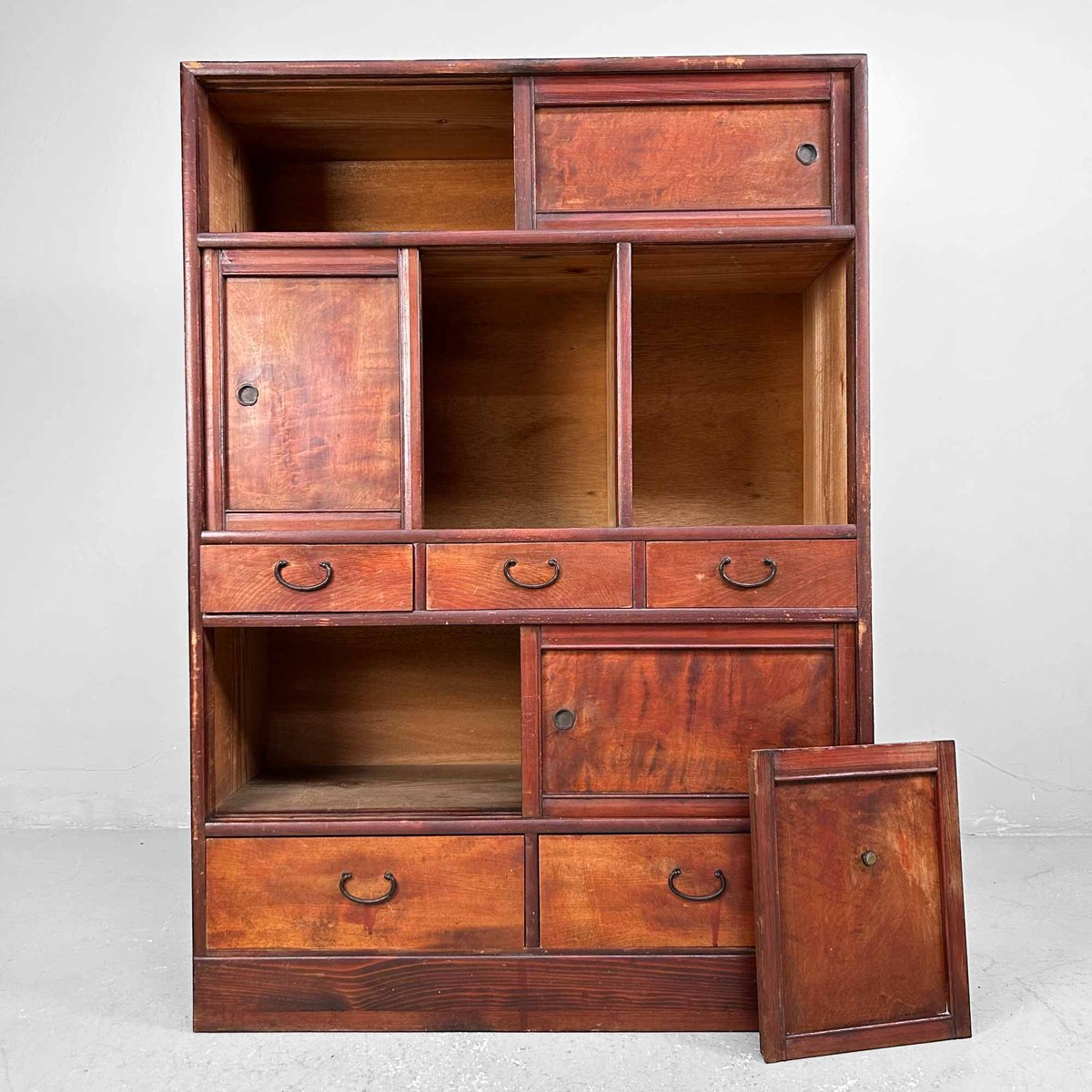 Antique Japanese Cha Tansu Tea Cabinet, 1920s for sale at Pamono