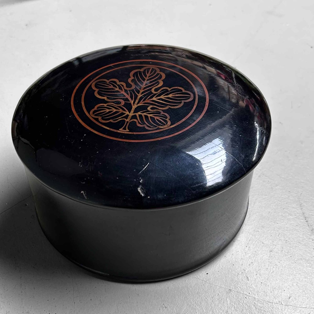 Japanese Urushi Chabako Tea Storage Box, 1920s for sale at Pamono
