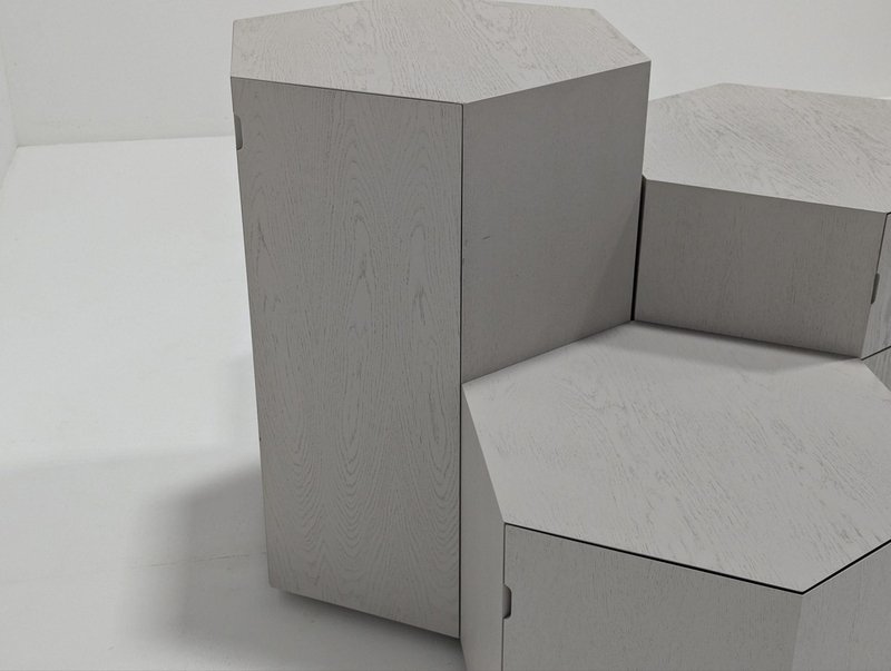 Hexagon Seating Centre Cabinet for sale at Pamono