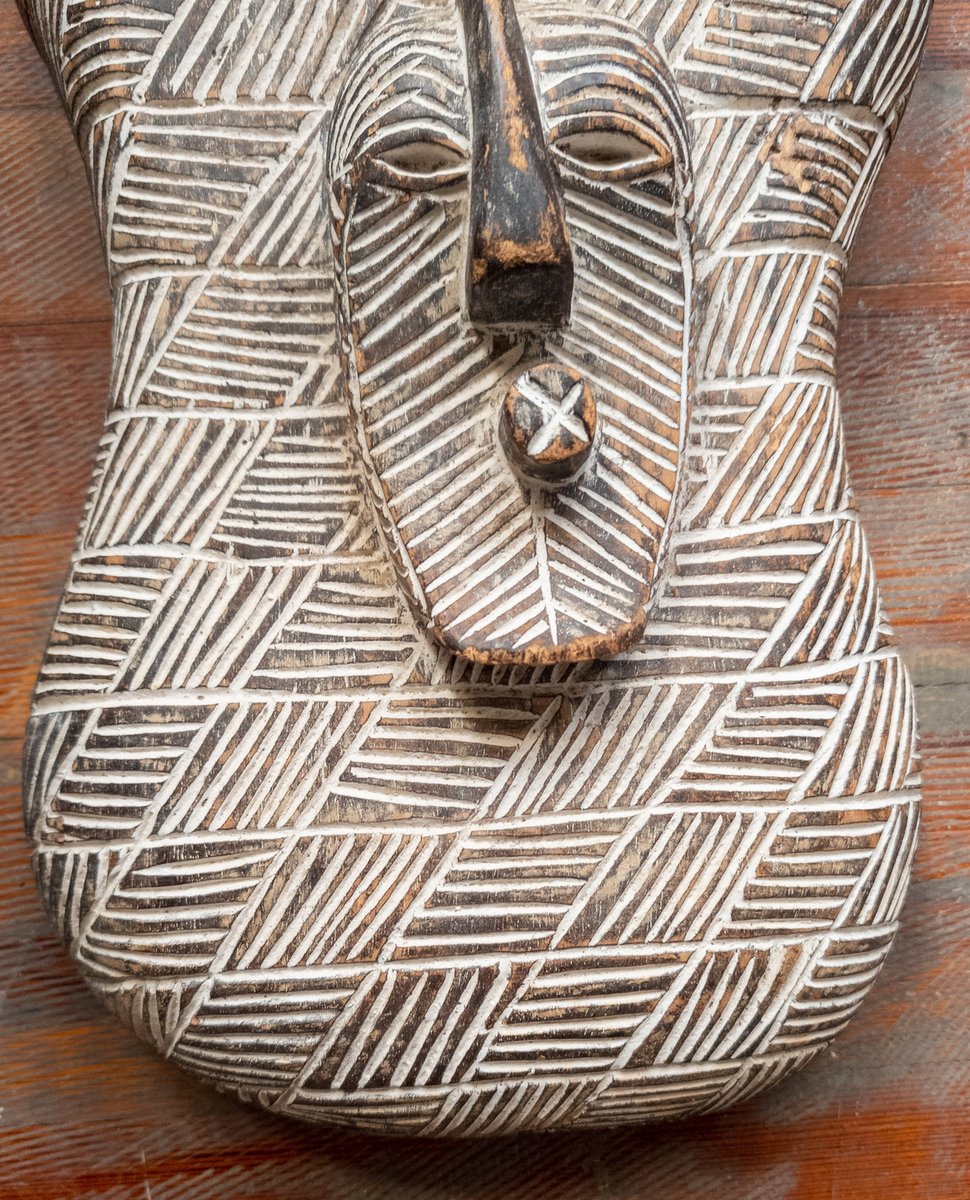 20th Century Carved African Songye Decorative Shield, 1970s for sale at ...