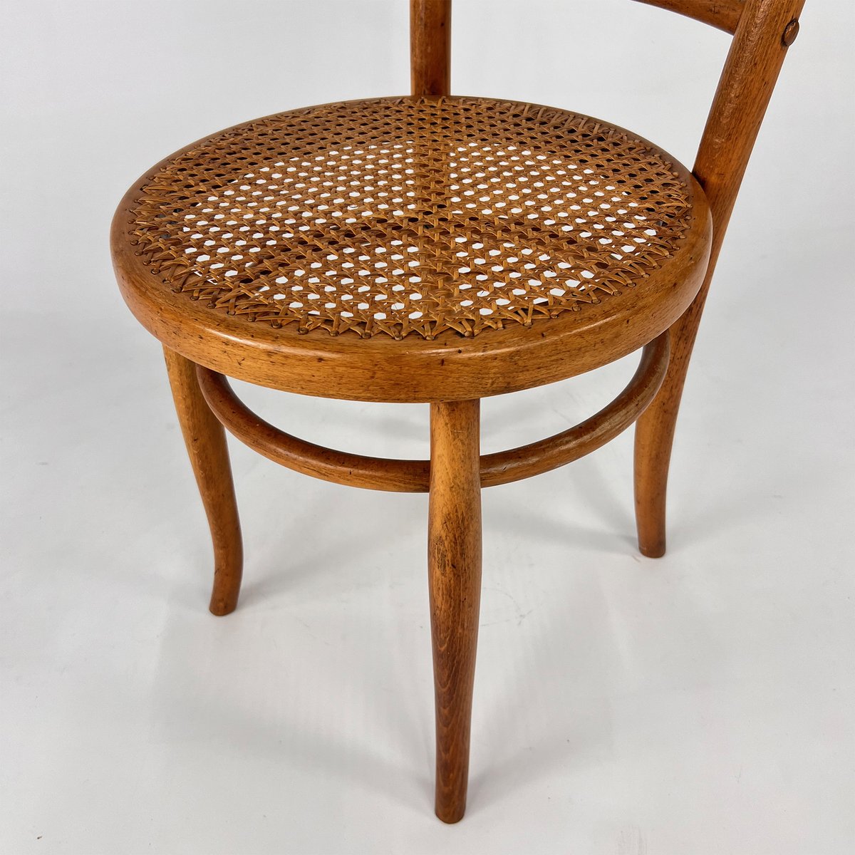 Bentwoord and Cane Chair from Thonet, 1940s for sale at Pamono