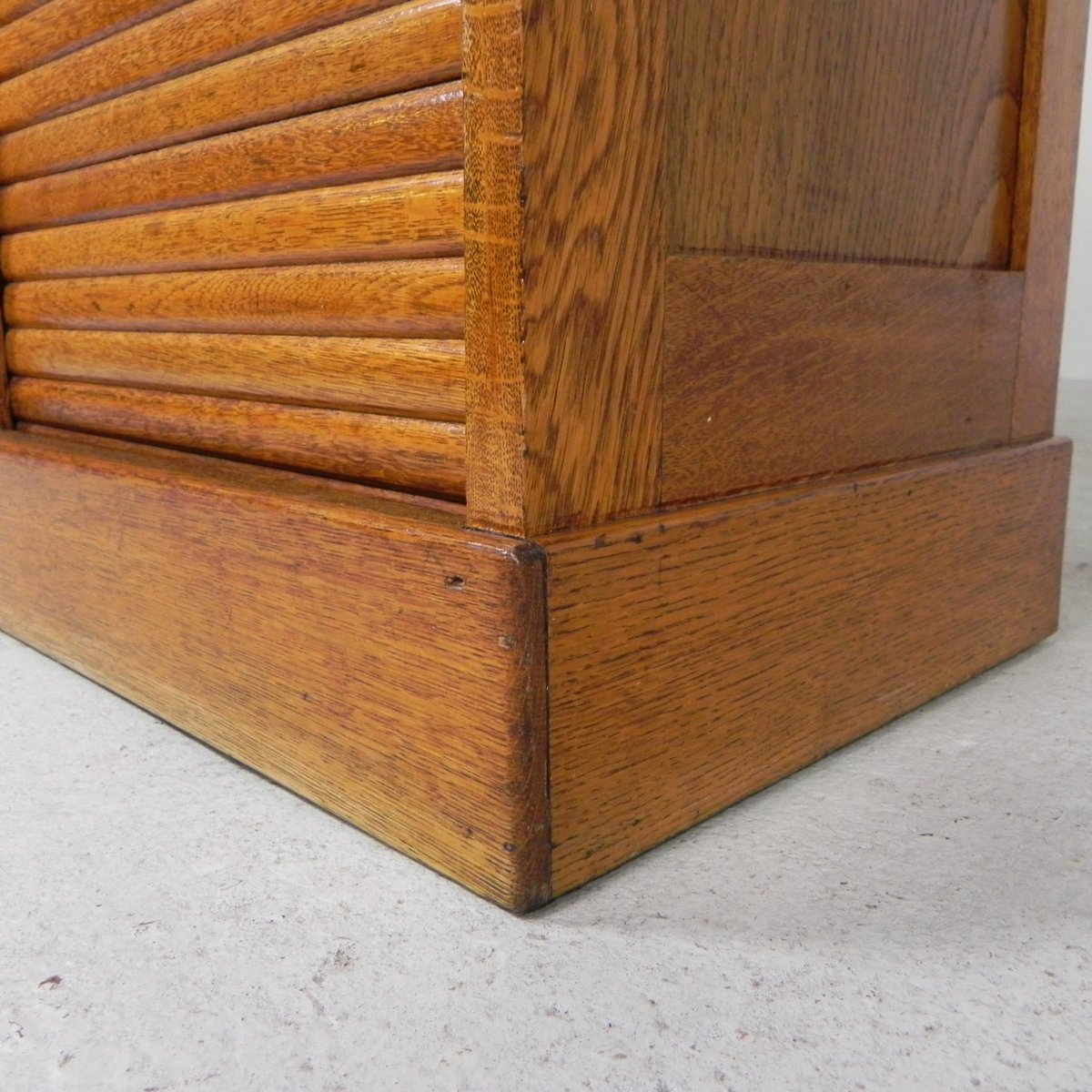 Oak Roller Shutter Box, 1950s for sale at Pamono