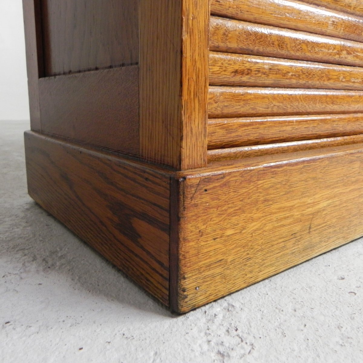 Oak Roller Shutter Box, 1950s for sale at Pamono