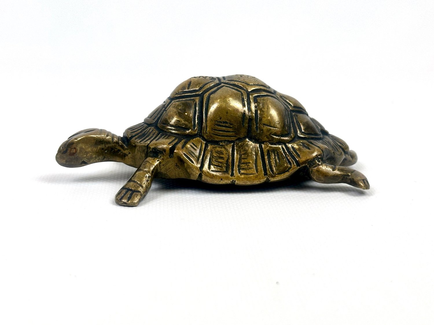 Vintage Brass Turtle Figurine from Dinant, 1960s for sale at Pamono