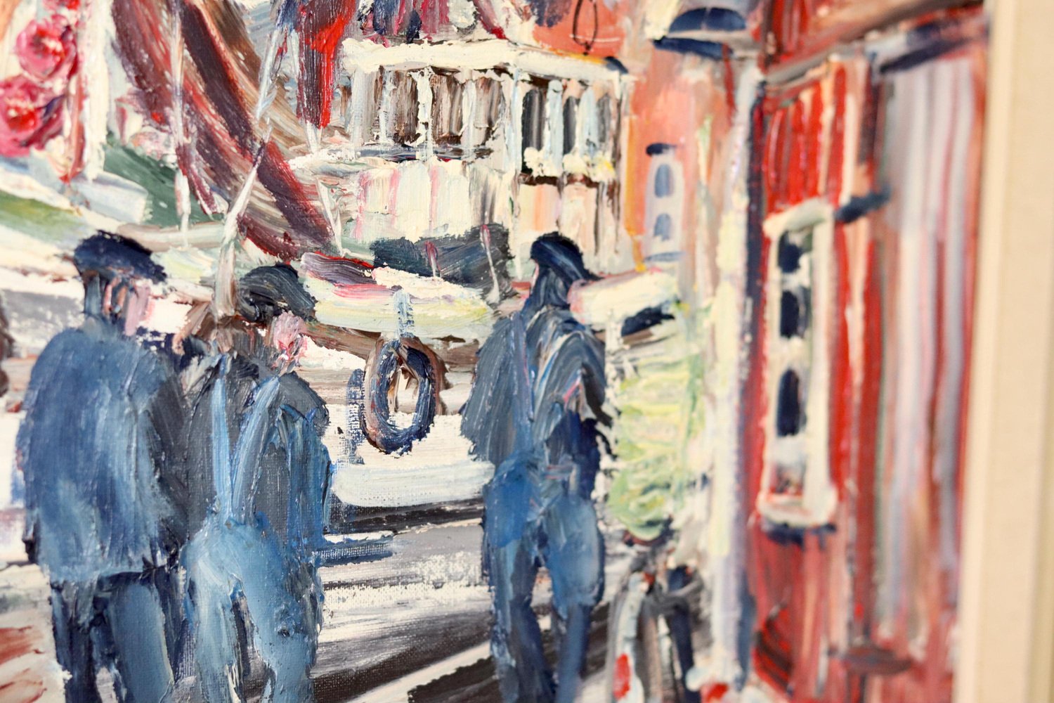 Alf Johanson, Harbour, 1960s, Oil on Canvas, Framed for sale at Pamono