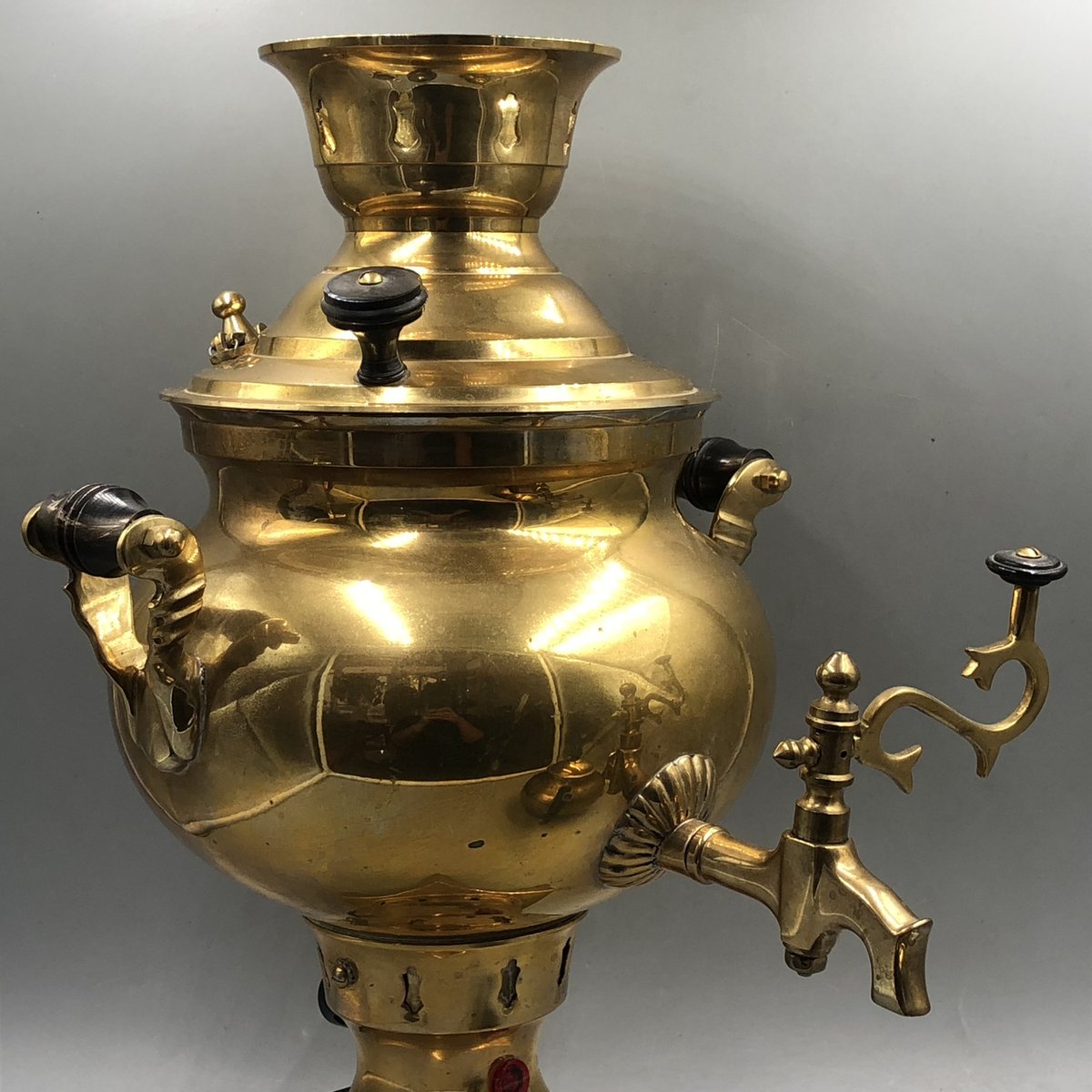 Vintage Brass Samovar Tea Maker, 1960s for sale at Pamono