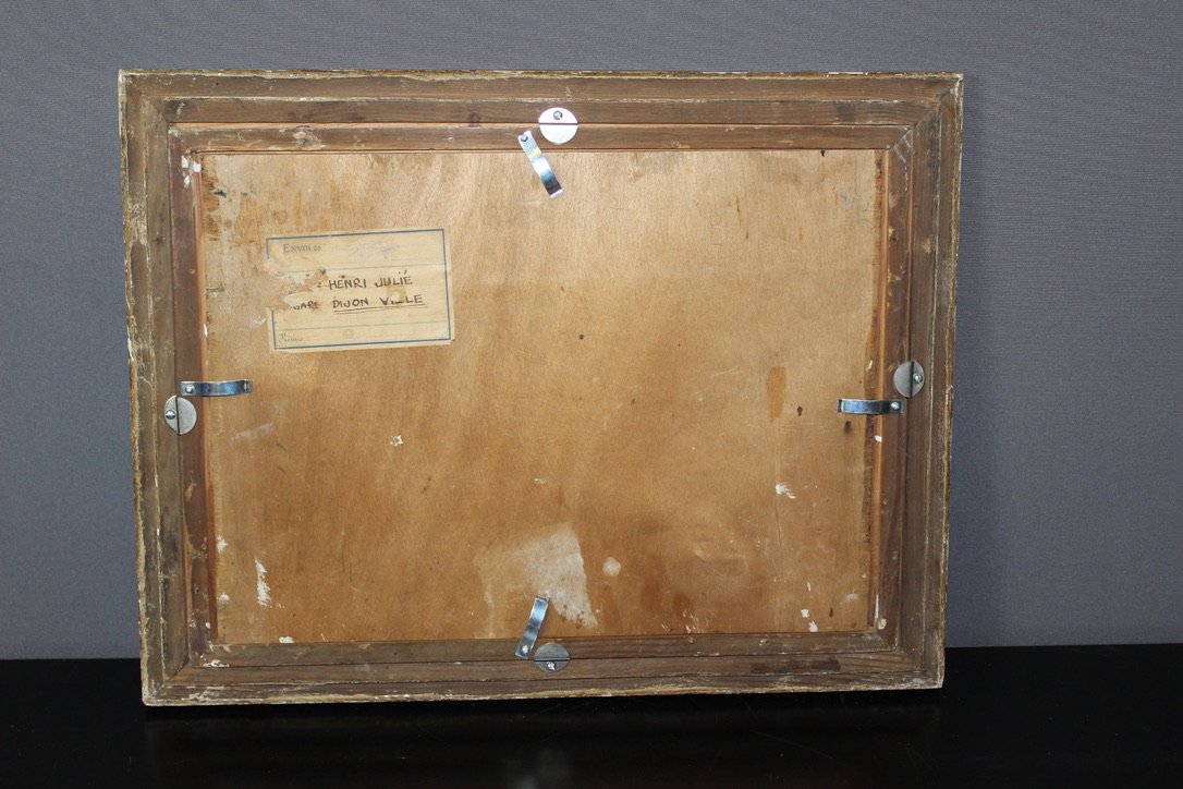 Henri Julié, Relaxing on the Ramparts, 1940s, Oil on Panel for sale at ...