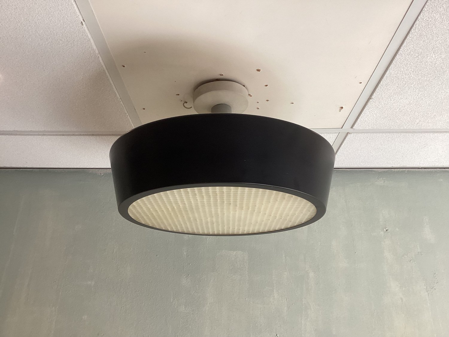 Large Dutch Ceiling Lamp from Hiemstra Evolux for sale at Pamono
