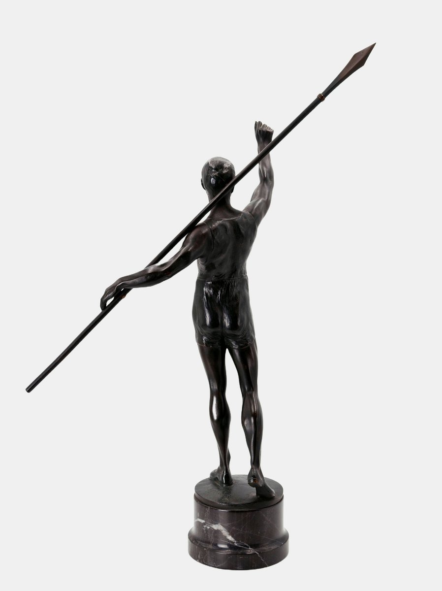 Franz Iffland, Javelin Thrower, 1910, Bronze for sale at Pamono