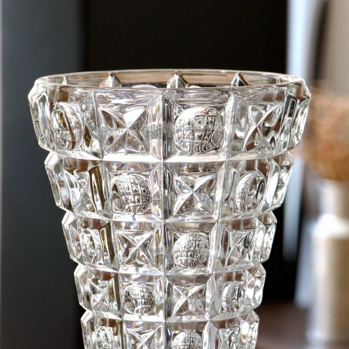 Large Oxo Vase attributed to J.Zejmon, 1950s for sale at Pamono