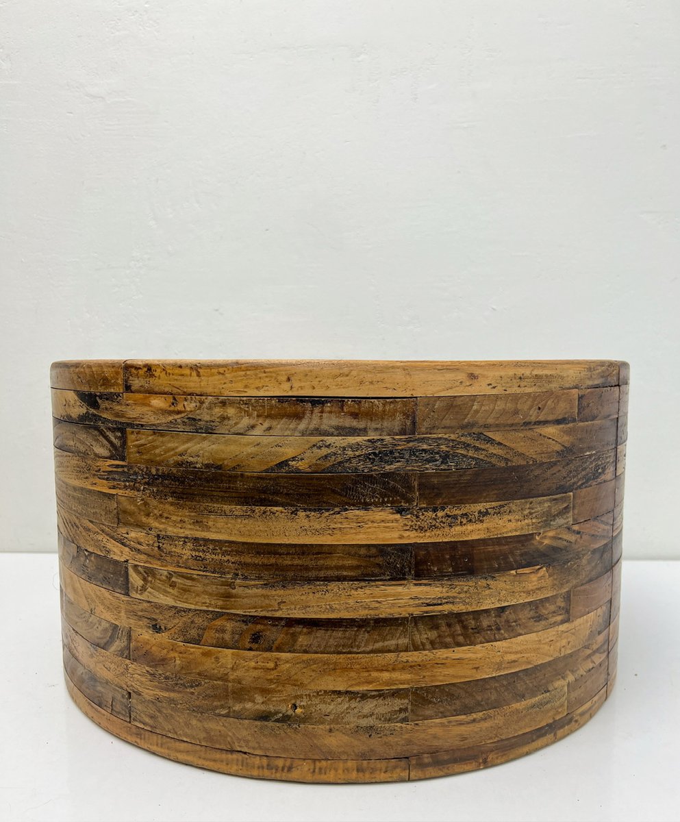 Large Antique Pulley Wheel Wood Split Belt Pulley, 1900s for sale at Pamono