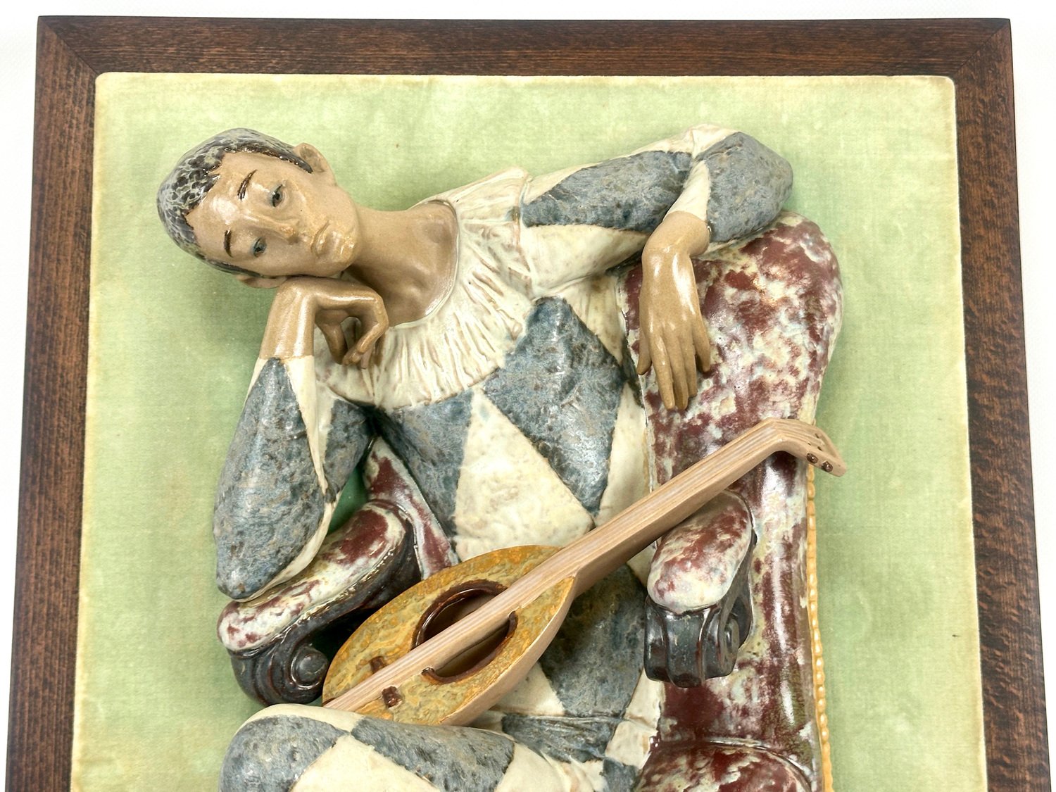 Ceramic Mounted Harlequin by Fulgencio García for Lladró, 1970s for ...