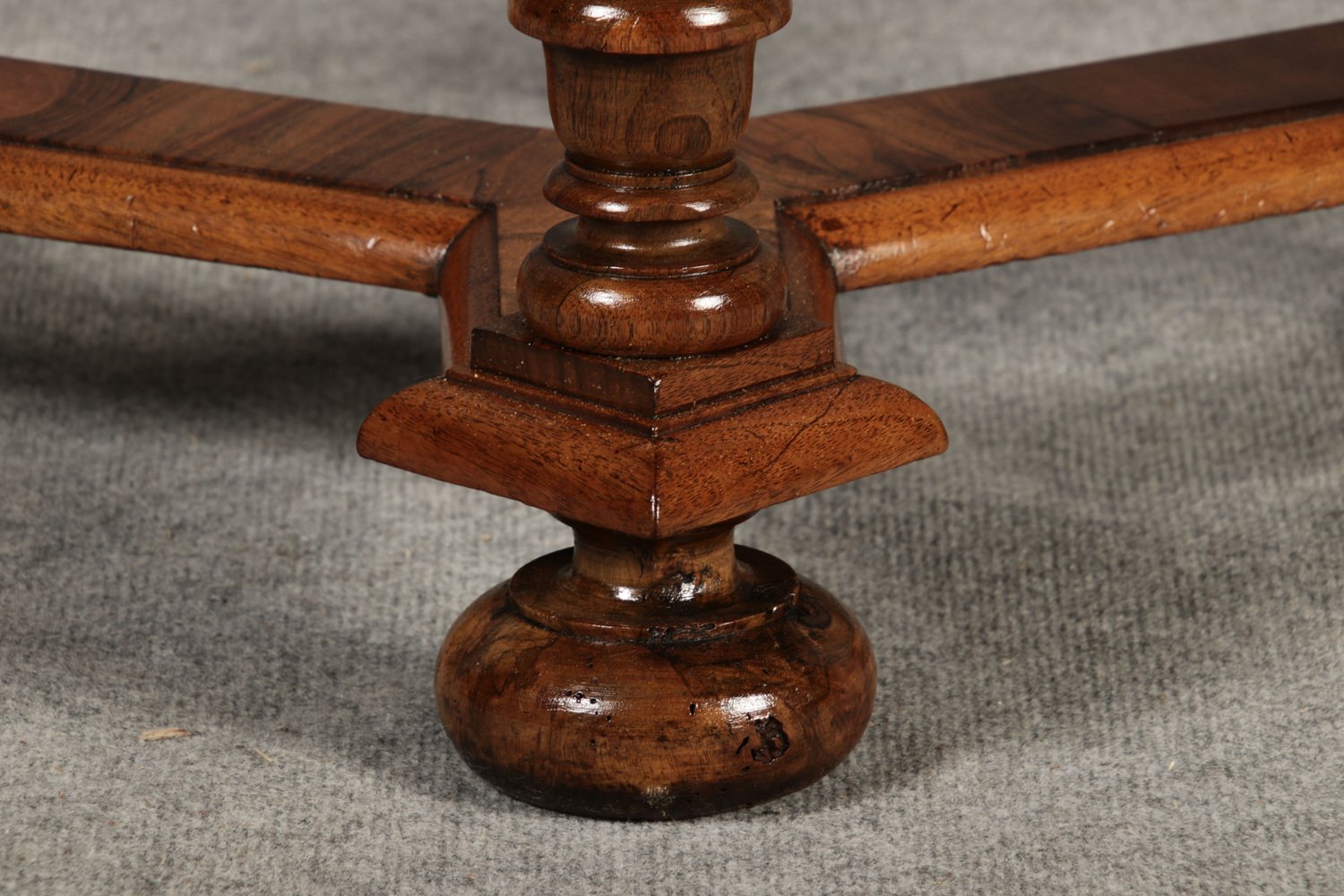 Antique Renaissance Demi Lune Console Table Walnut Inlays, 1700s for ...