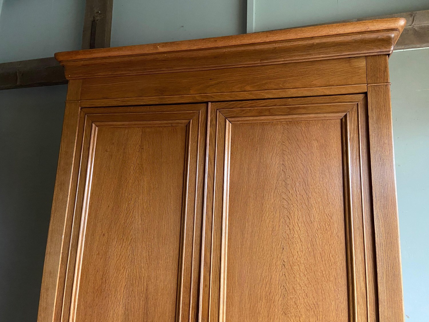 Louis Philippe Oak Cupboard for sale at Pamono