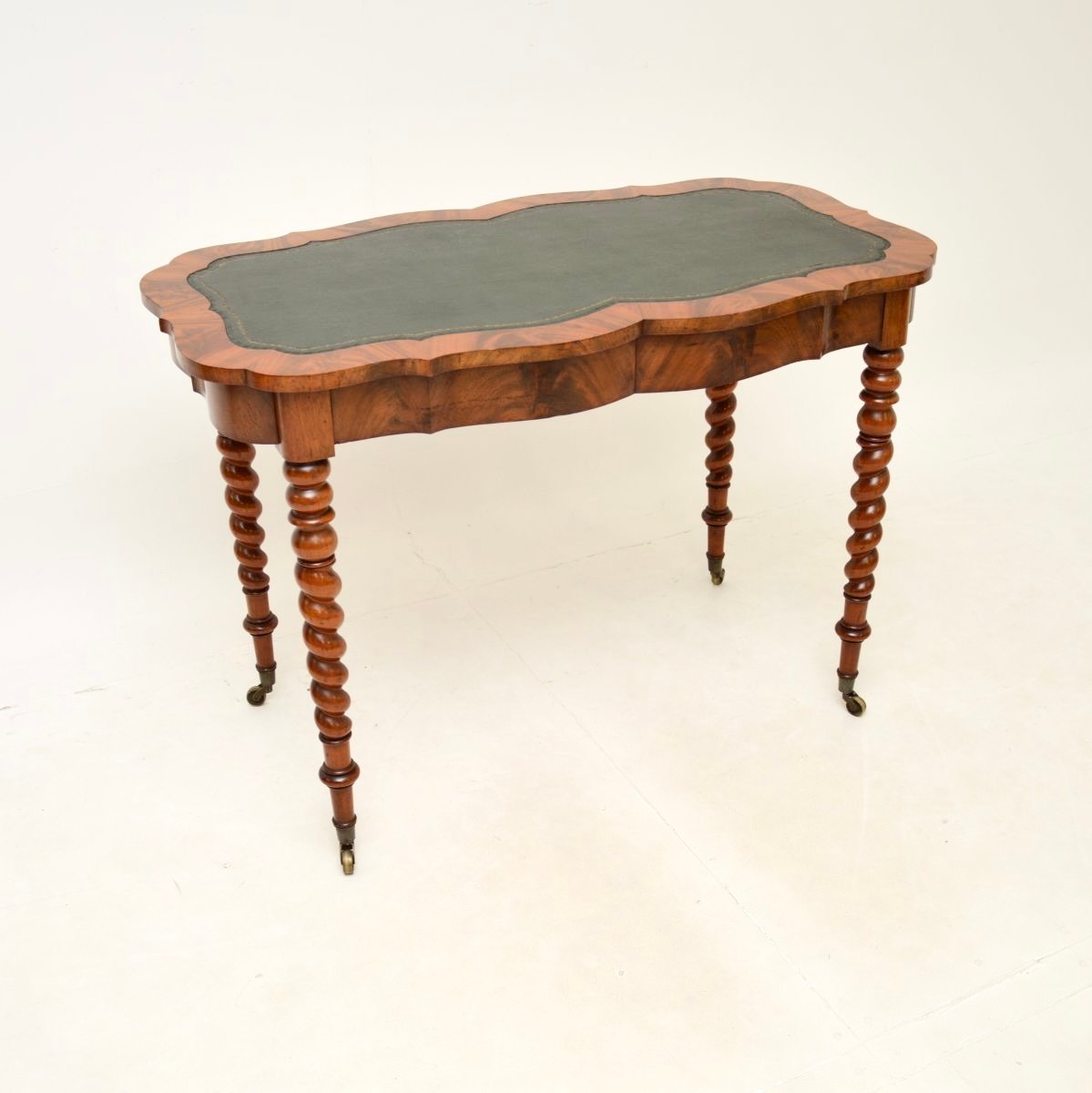 Swedish Barley Twist Leg Desk, 1880s for sale at Pamono