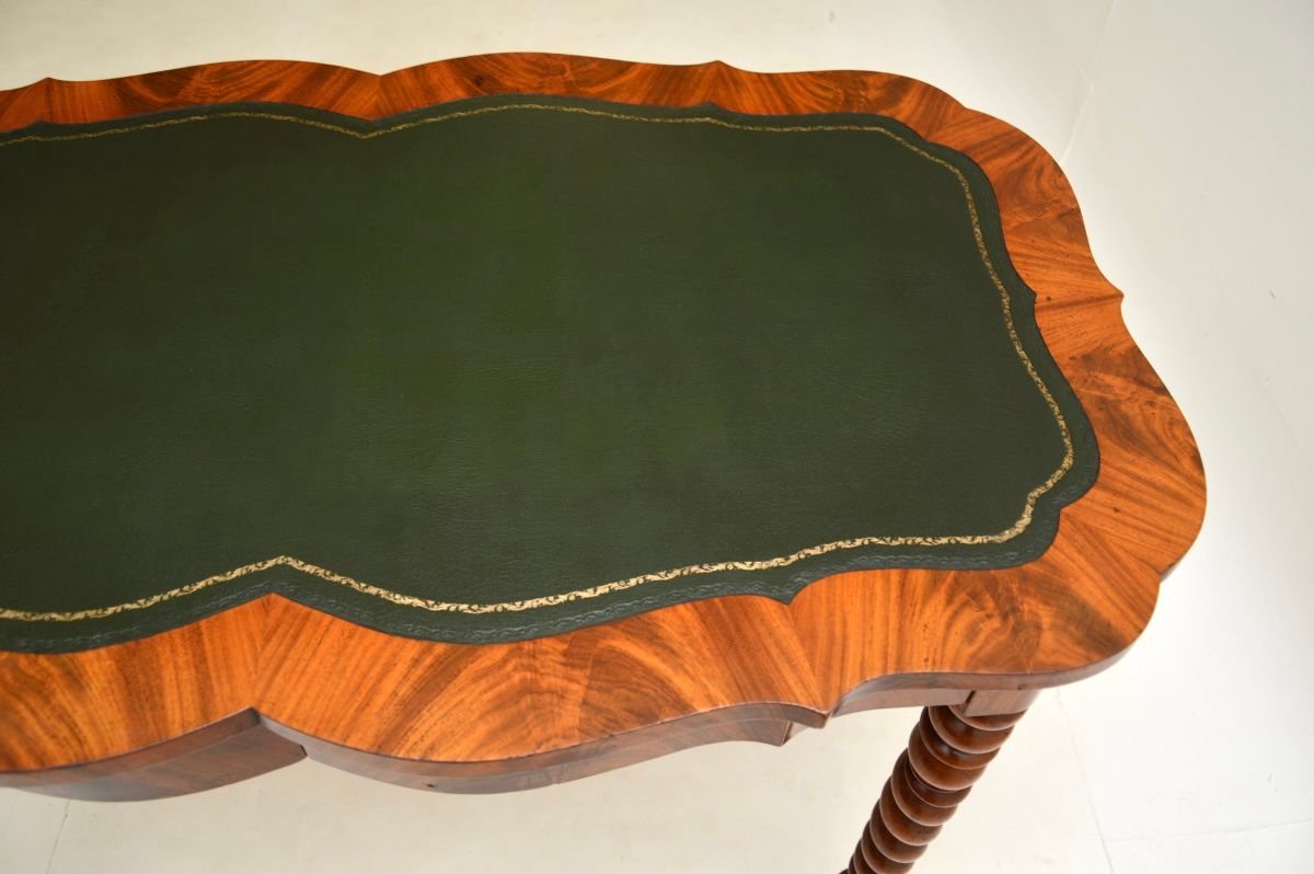 Swedish Barley Twist Leg Desk, 1880s for sale at Pamono