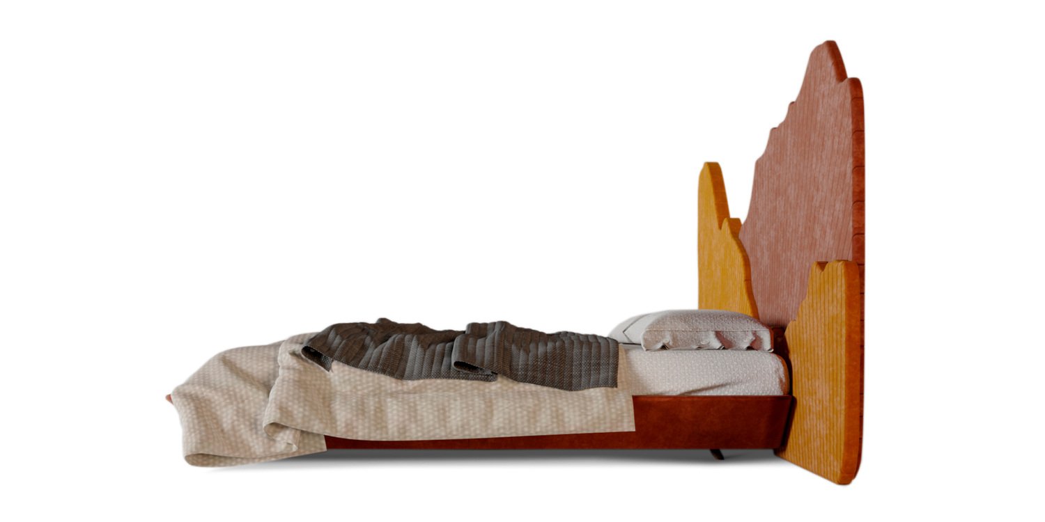 Ginkgo Bed by Alma De Luce for sale at Pamono