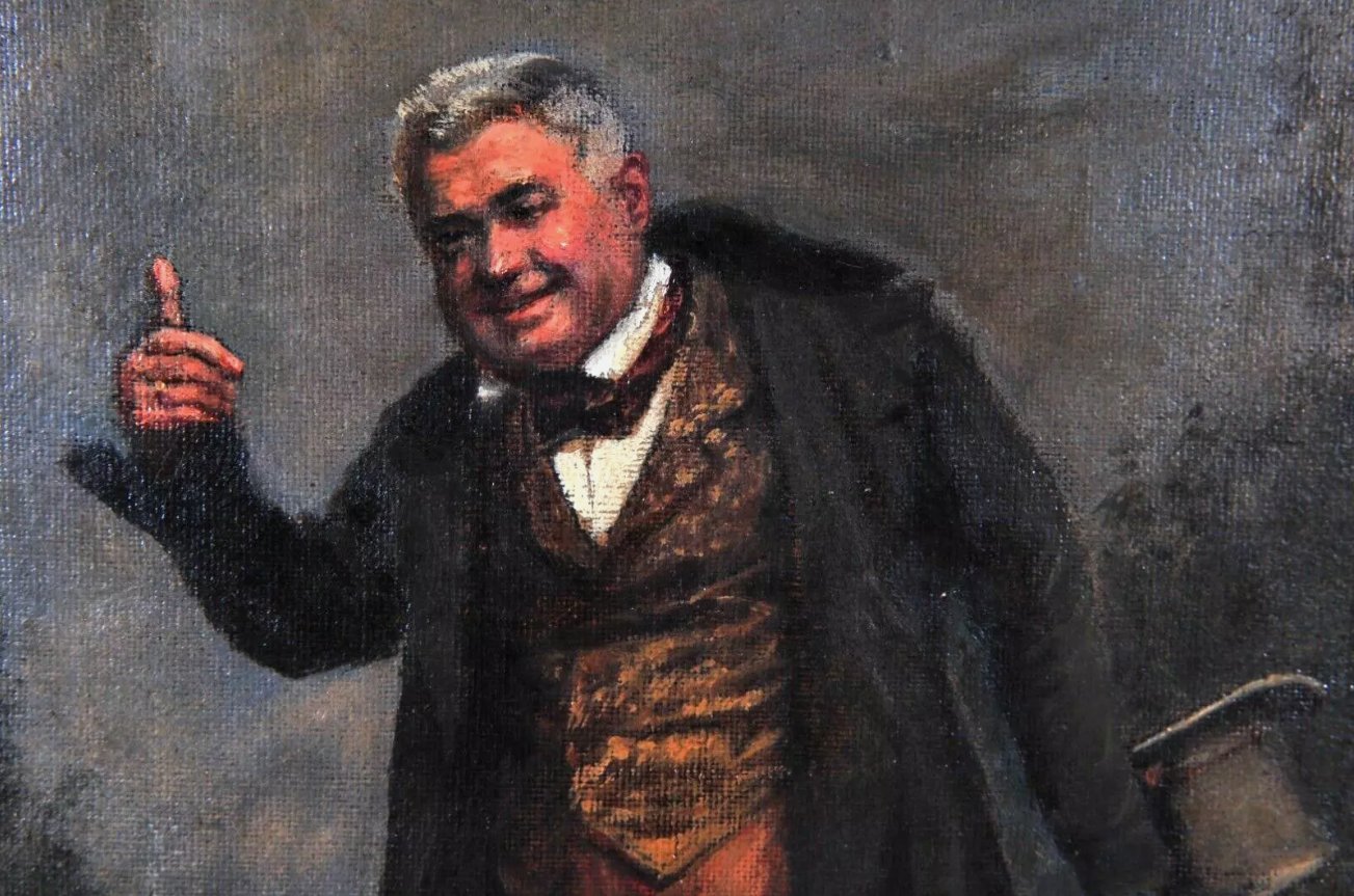 Johann Michael Copper, Alles in Ordnung, 1890er, Öl auf Leinwand ...