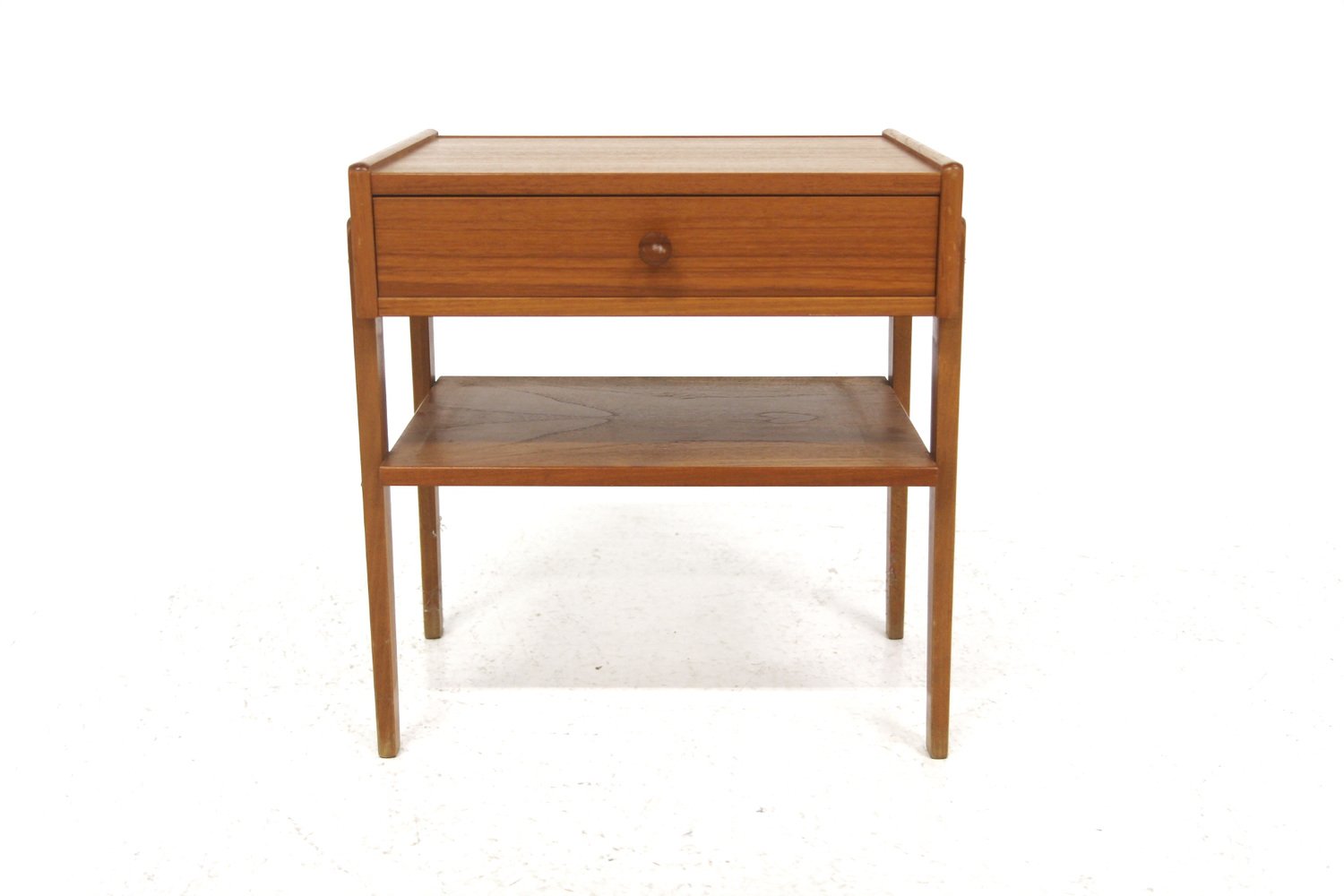 Scandinavian Teak Bedside Table, Sweden, 1960s for sale at Pamono