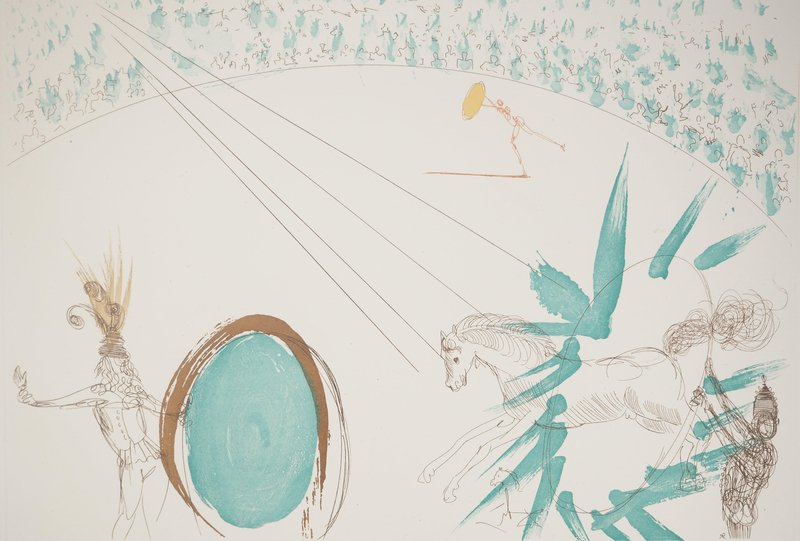 Salvador Dali, Merry-Go-Round, Original Engraving for sale at Pamono