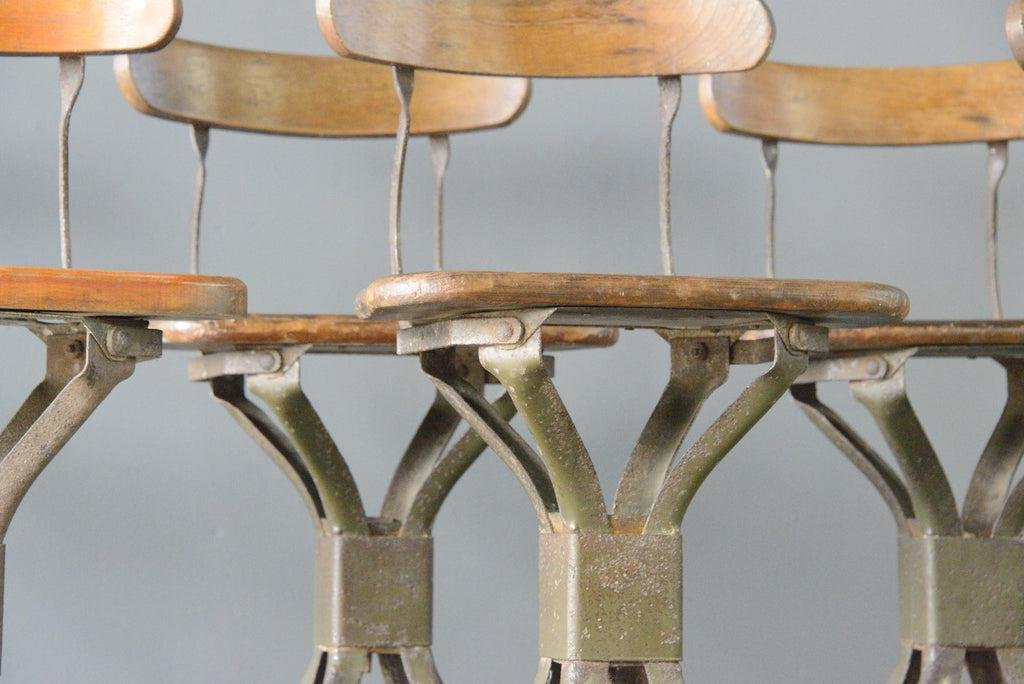 Industrial Factory Chair by Evertaut, 1940s for sale at Pamono