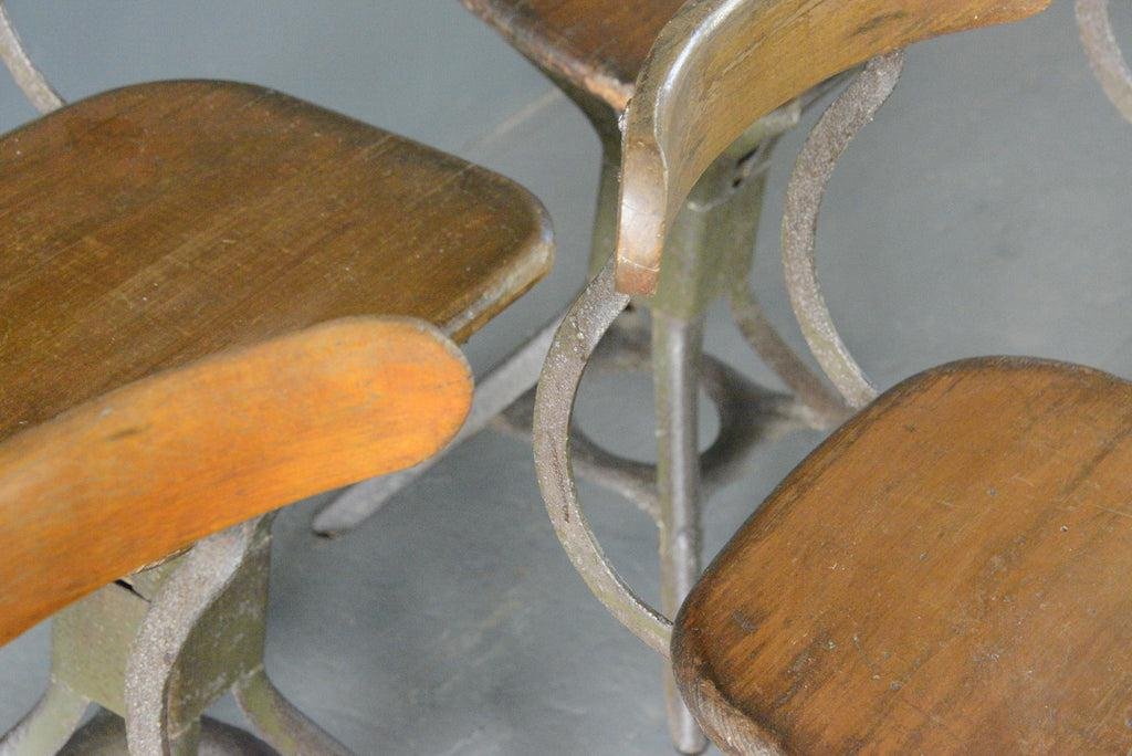 Industrial Factory Chair by Evertaut, 1940s for sale at Pamono