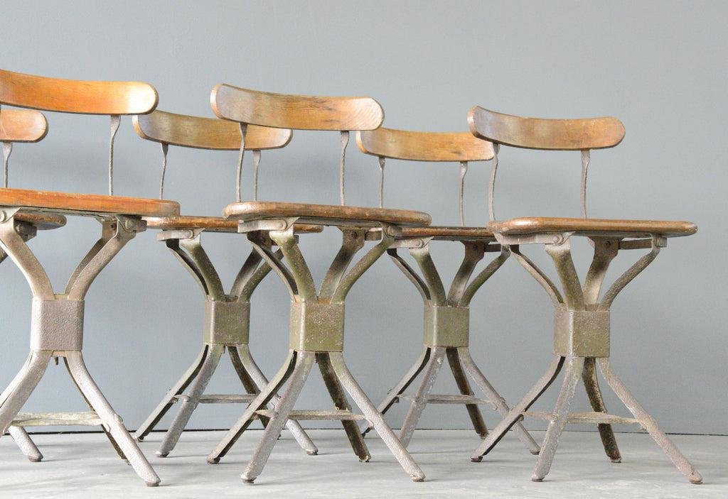 Industrial Factory Chair by Evertaut, 1940s for sale at Pamono