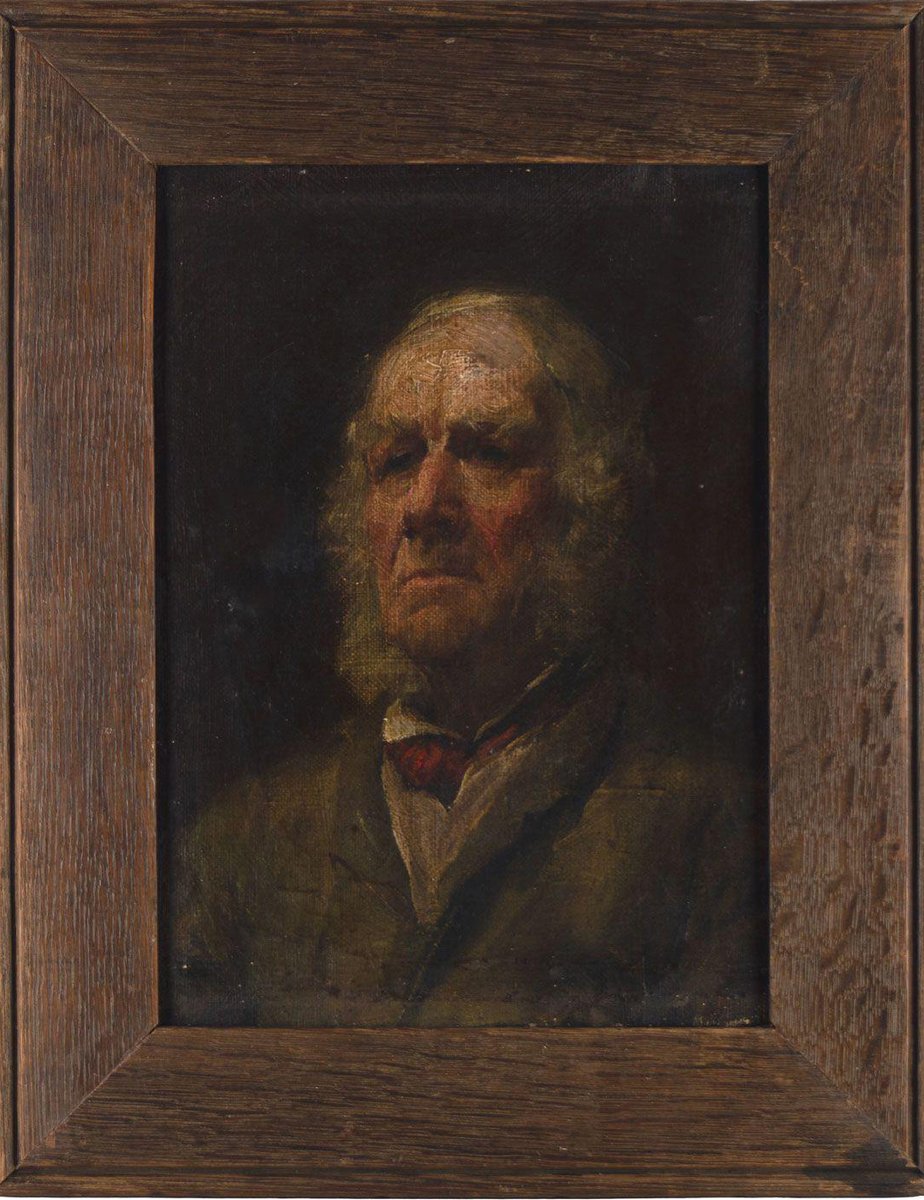 Henry Wright Kerr RSA, Portrait of an Elderly Man, 19th Century, Oil ...