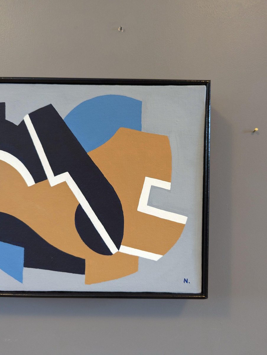 The Beach, 1950s, Acrylic Painting for sale at Pamono