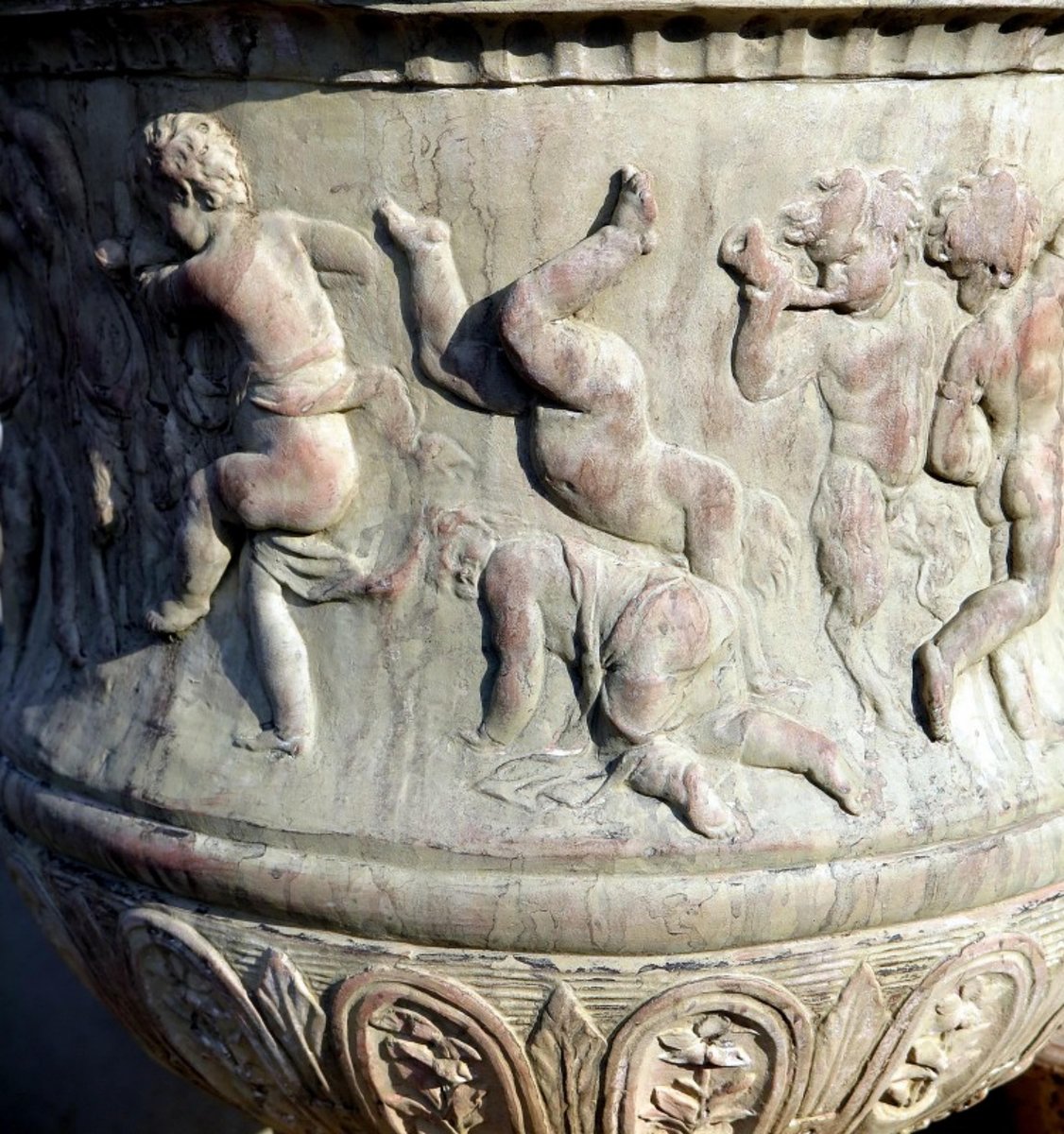 20th Century Roman Vase of the Baccanale (Louvre Collection), Set of 2 ...