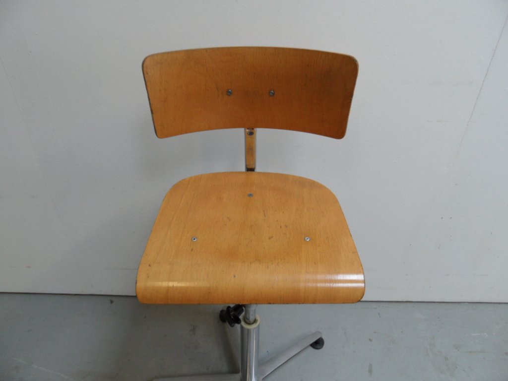 Industrial Adjustable Office Chair 1960s for sale at Pamono
