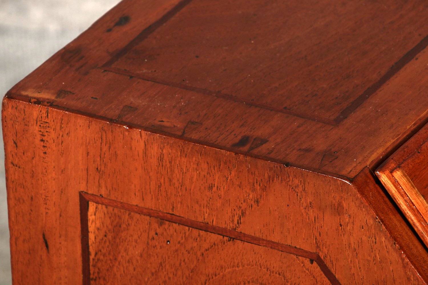 Small 18th Century Baroque Model Secretary Travel Secretary Walnut ...