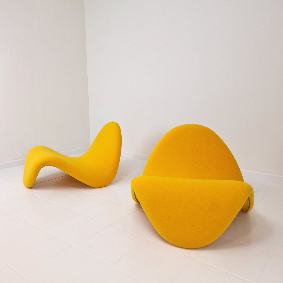 Set of Vintage Tongue Chairs by Pierre Paulin for Artifort, 1960s for ...