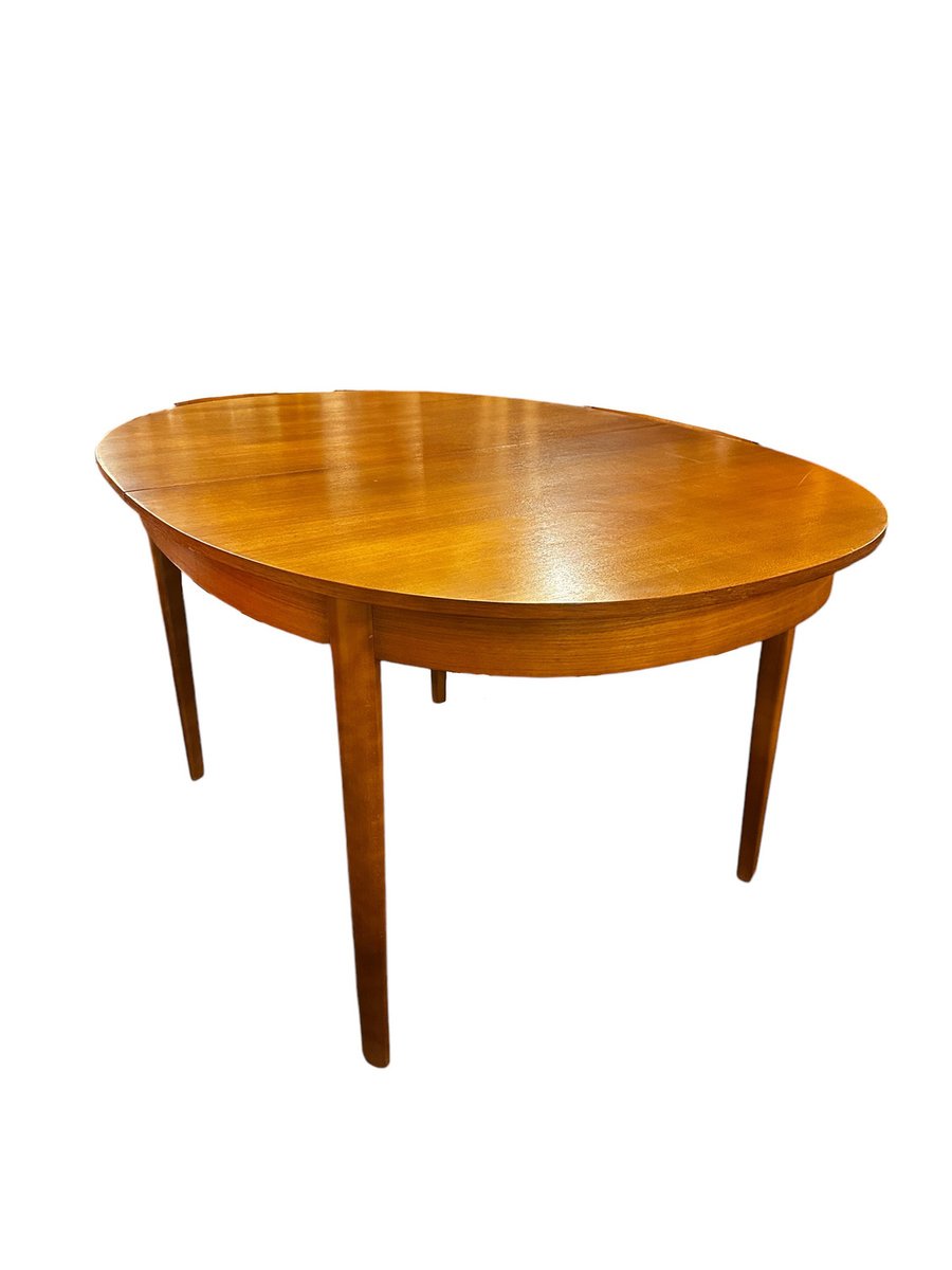 Extendable Teak Dining Table and Chairs from Nathan, England, 1963, Set ...