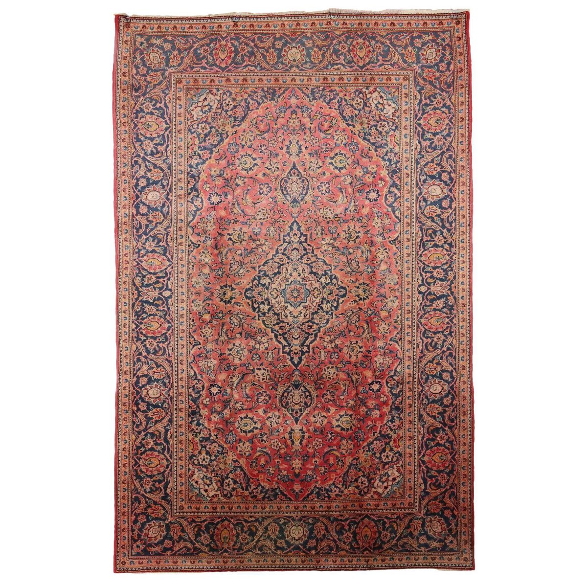Antique Middle Eastern Keshan Rug for sale at Pamono