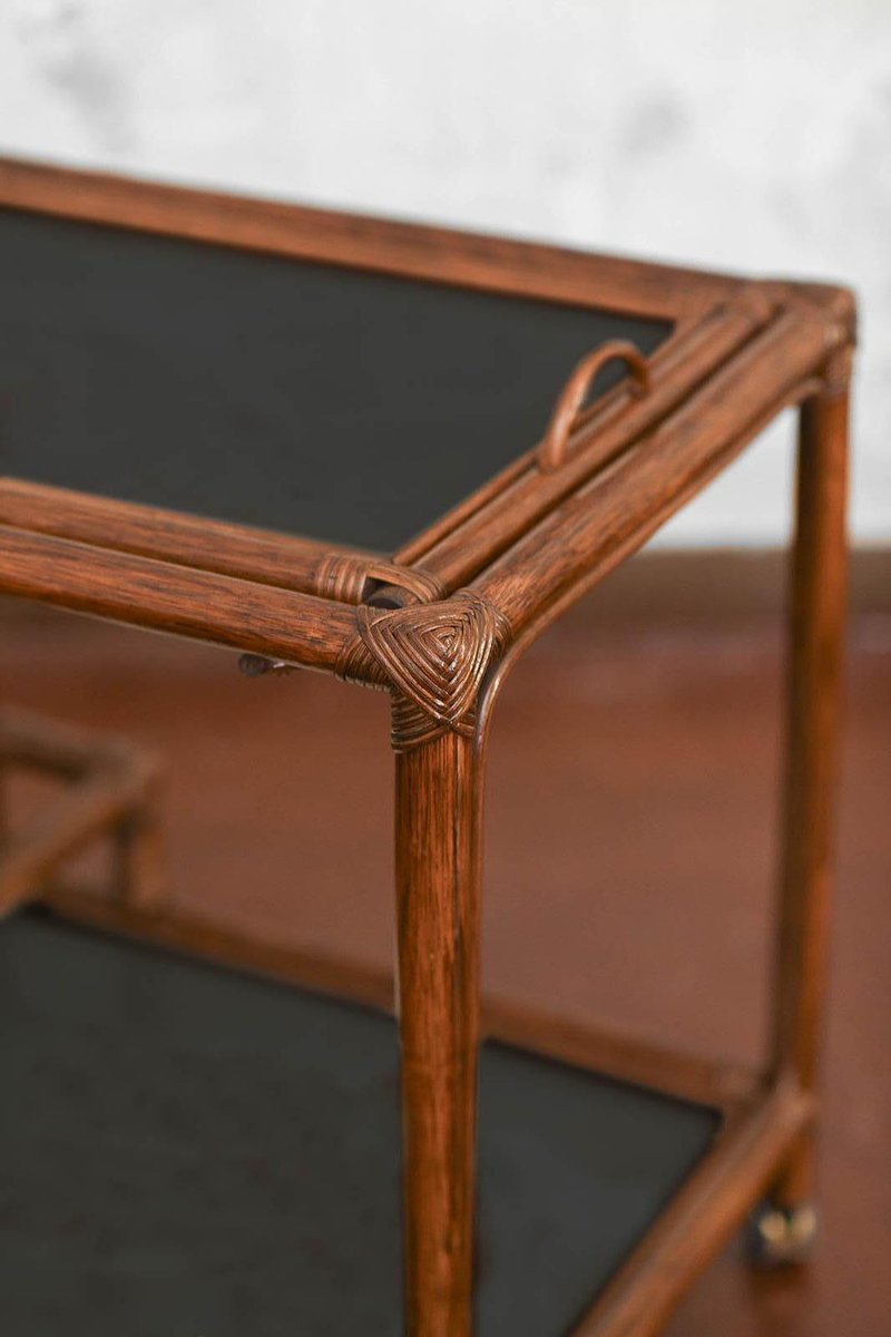 Vintage Wicker Trolley, 1970 for sale at Pamono