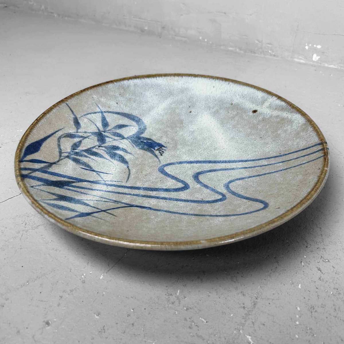 Earthenware Seto Ware Plate, Japan, 1960s for sale at Pamono