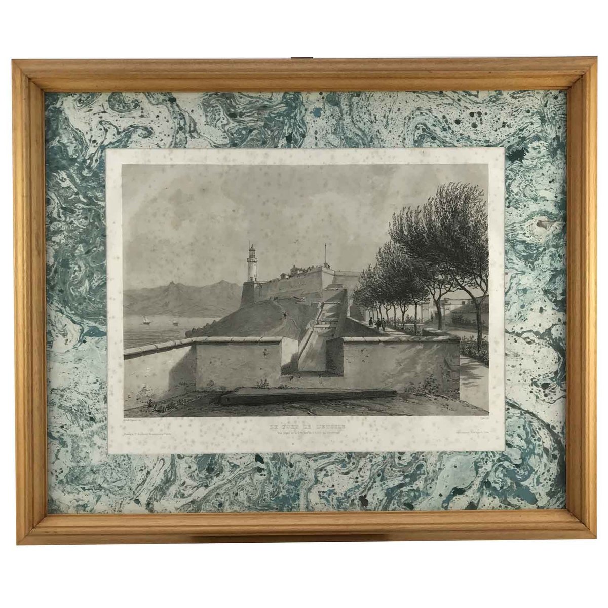 André Durand, Views of the Island of Elba, 1862, Lithographs, Set of 4 ...