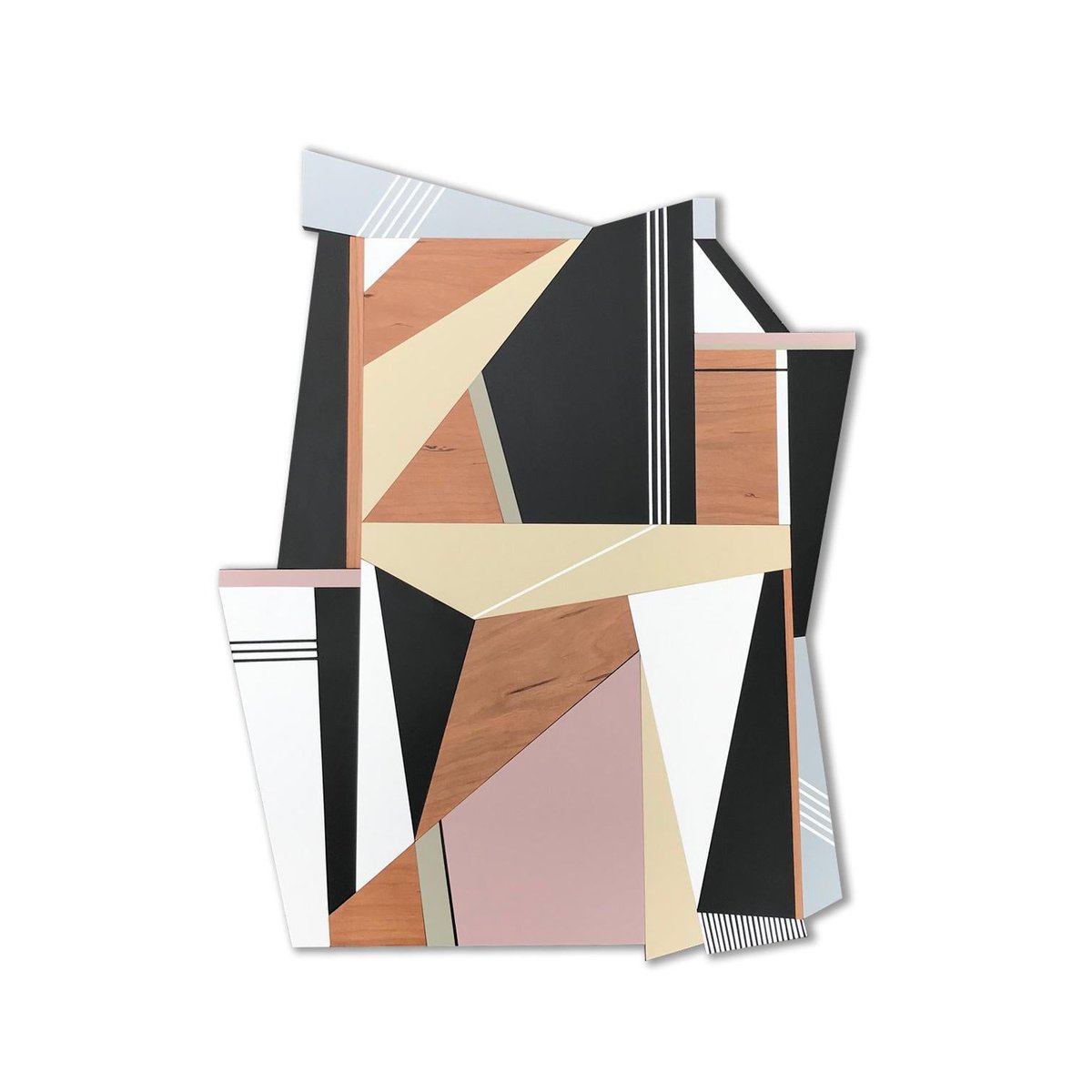 Scott Troxel, Atlas, 2019, Pigmented Lacquer and Cherry on MDF for sale ...