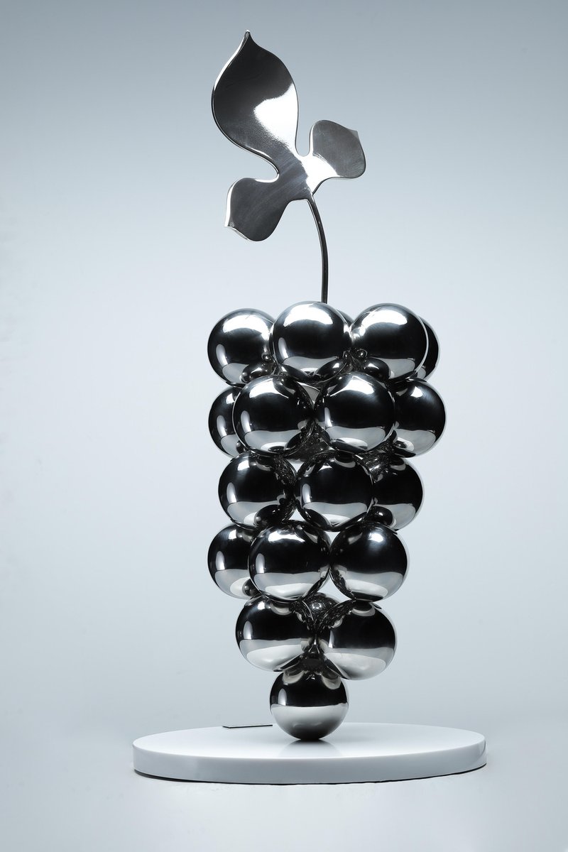 Erekle Tsuladze, The Grape, 2017, Artificial Stone & Metal Sculpture ...
